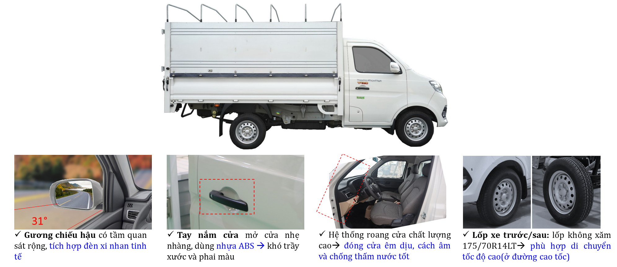 Xe Tải Thaco Frontier TF230 - THACO HCM